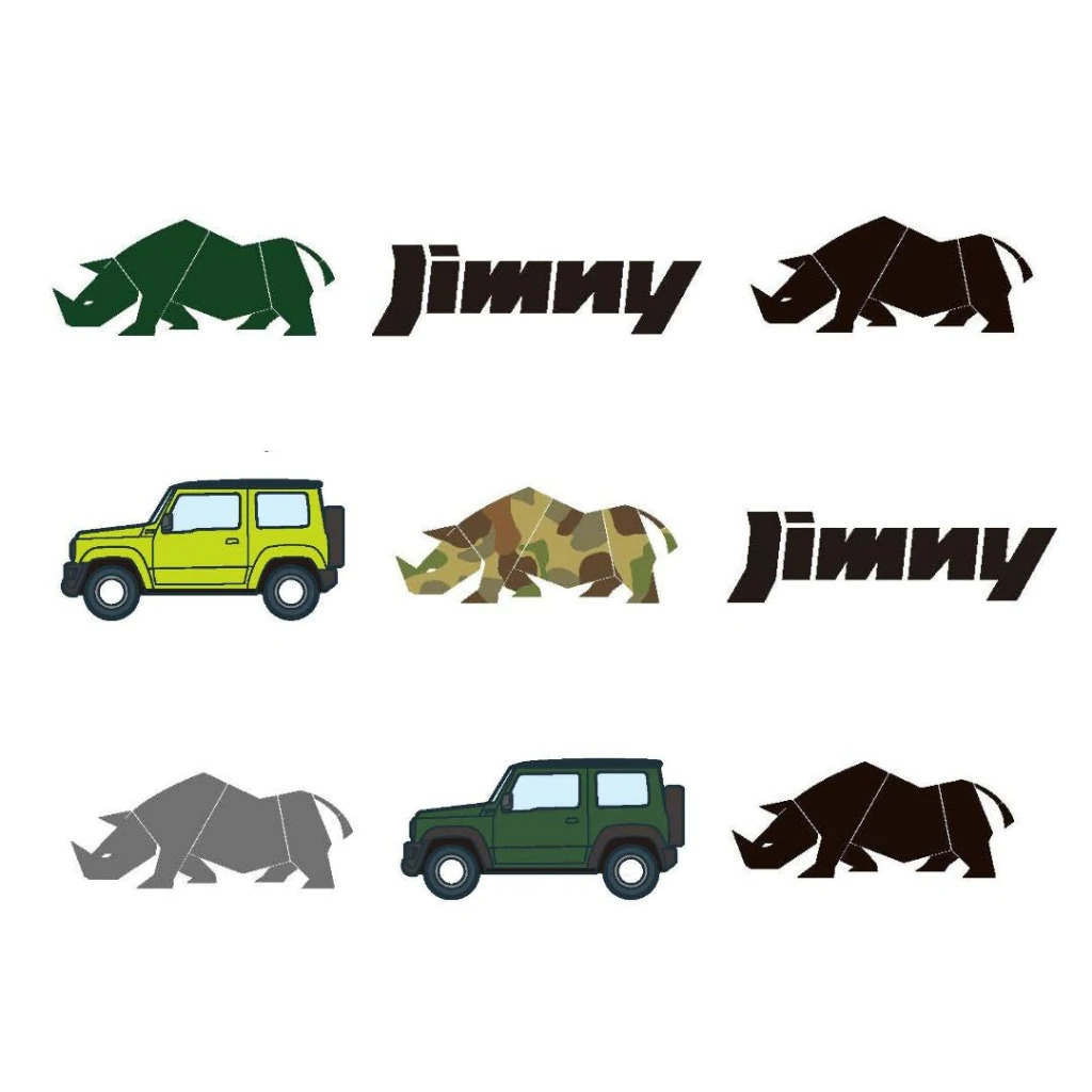 JIMNY 貼紙 (LOGO與車款)